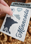 Minnesota State Sticker Set – Wild North Co