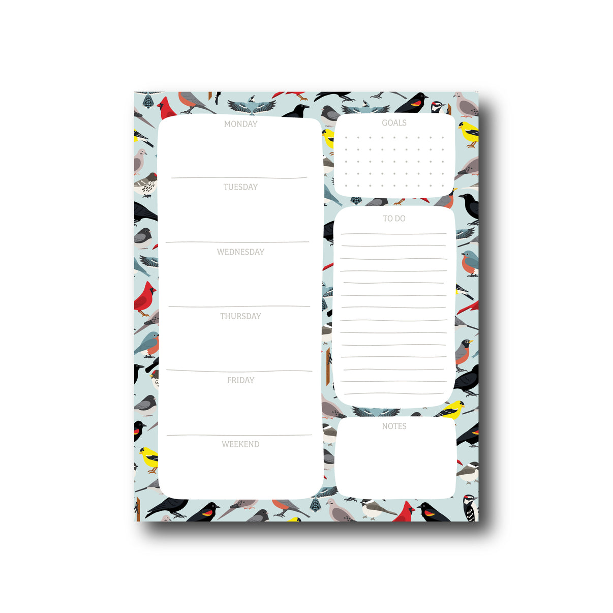 Total Bird Nerd Calendar Notepad – Wild North Co